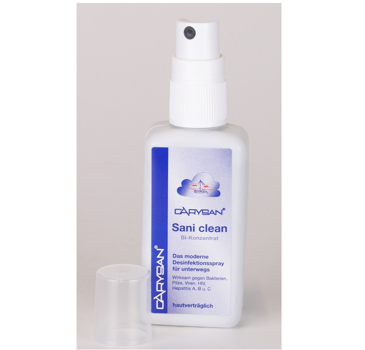 Sani Clean 60 ml - Vielseitiges Desinfektionsspray für unterwegs
